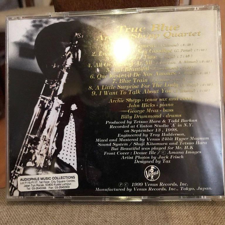 Archie Shepp Quartet - True Blue (Gold Disc) CD, Hobbies & Toys, Music ...