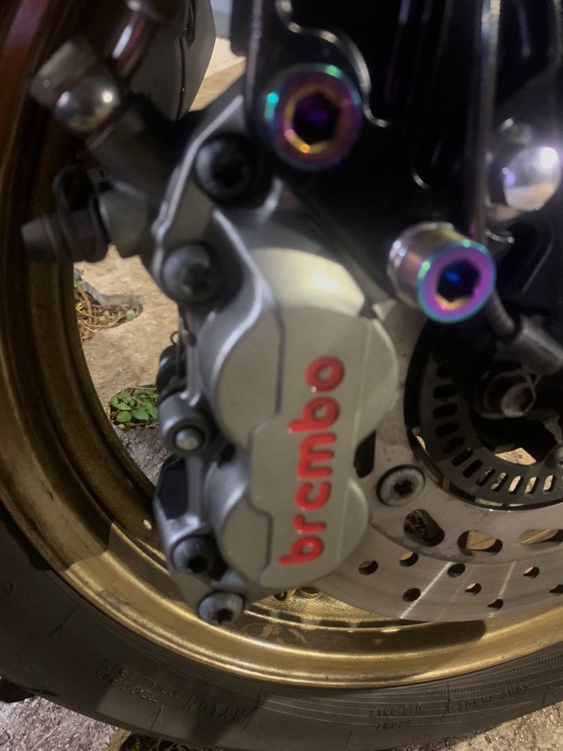 Brembo P4 For Aerox 155 / Nmax /R15, Motorcycles, Motorcycle ...
