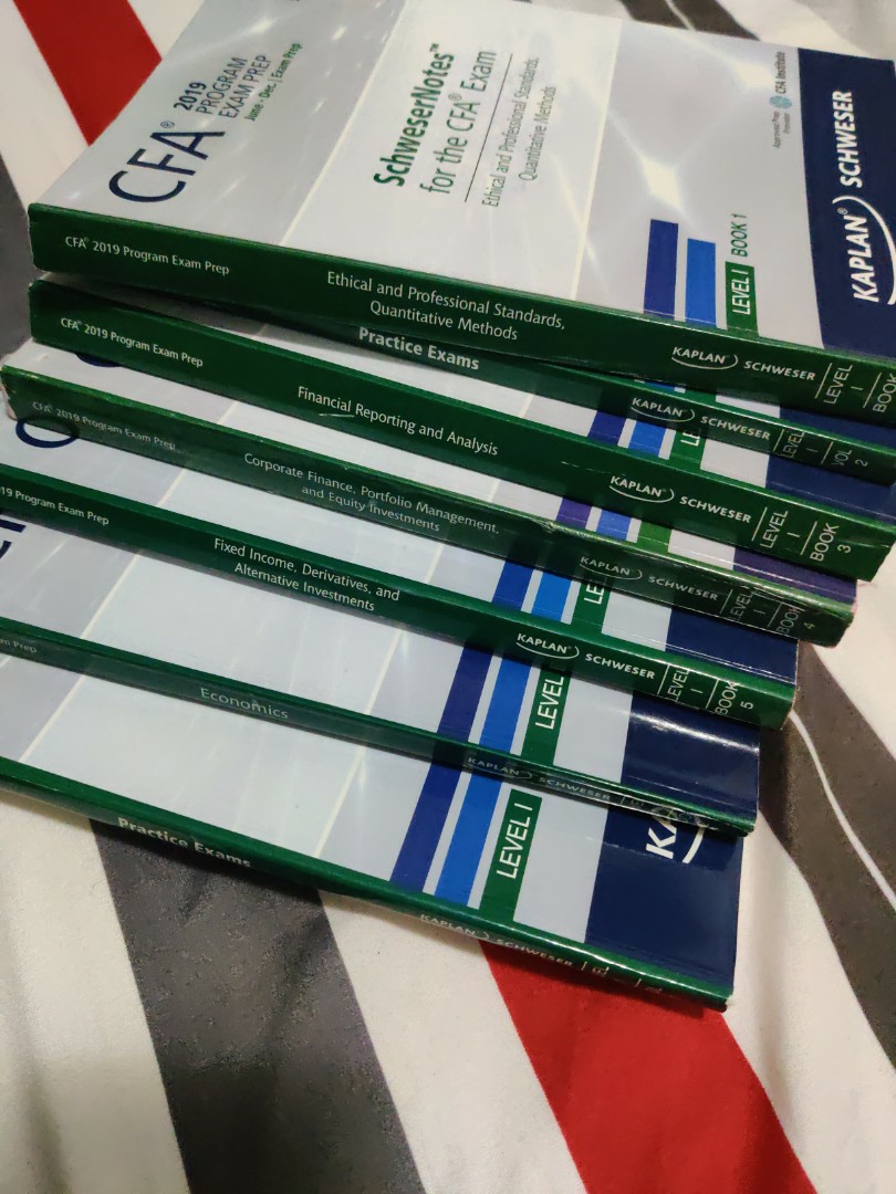 CFA Level 1 Schweser books, Hobbies & Toys, Books & Magazines ...