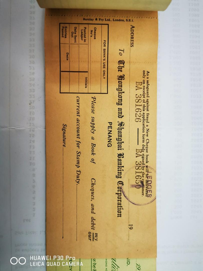 Hsbc Cheque Book