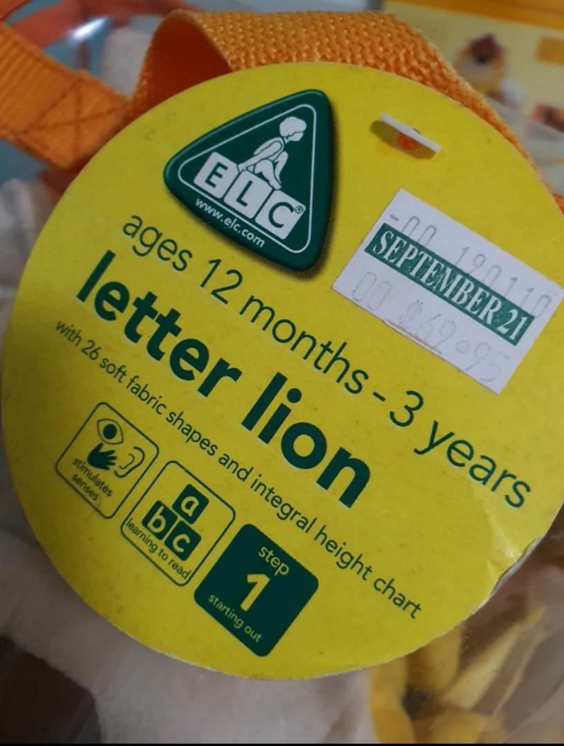 ELC Letter Lion, Hobbies & Toys, Toys & Games on Carousell