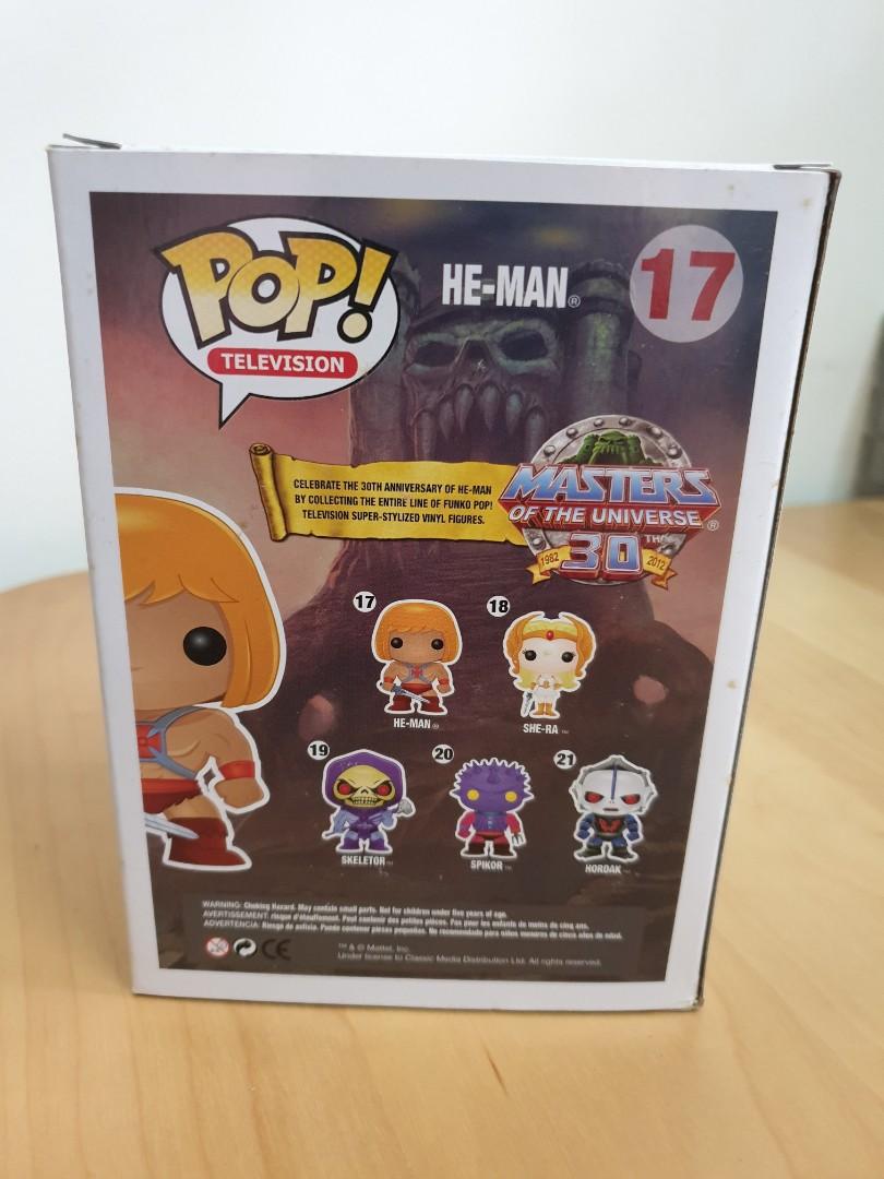 Funko Pop Masters of the Universe He Man Rare 1st Gen, Hobbies & Toys ...