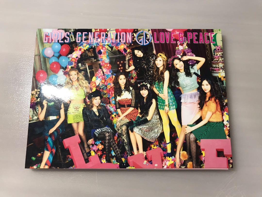 少女時代 GIRL’S GENERATION JAPAN 3rd ALBUM LOVE & PEACE, 興趣及遊戲, 收藏品及紀念品, 韓流 ...