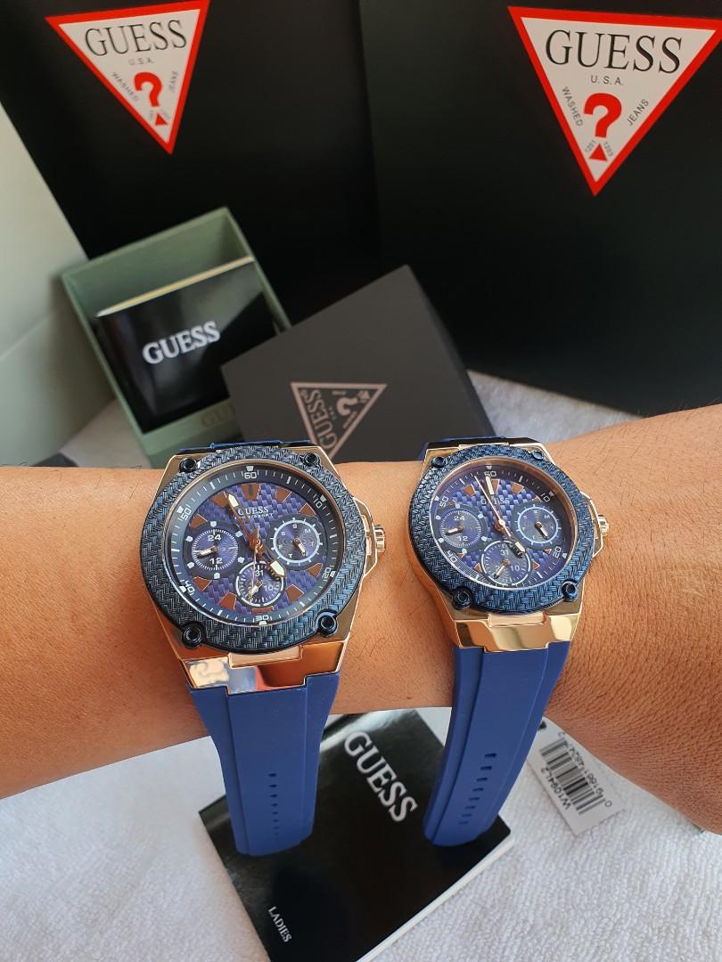 Guess couple set, Luxury, Watches on Carousell