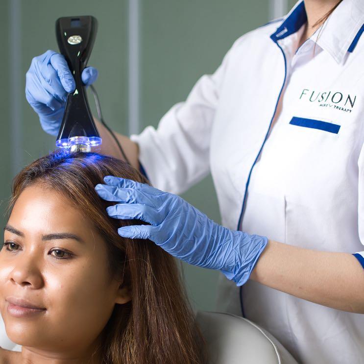 Laser+ micro needle hair growth essence therapy facial thickening grow ...