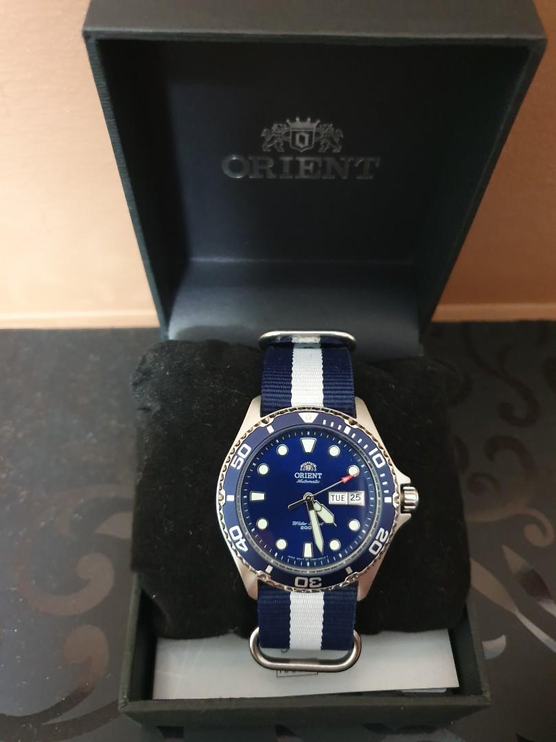 Orient Ray 2 Blue Dial, Mobile Phones & Gadgets, Wearables & Smart ...