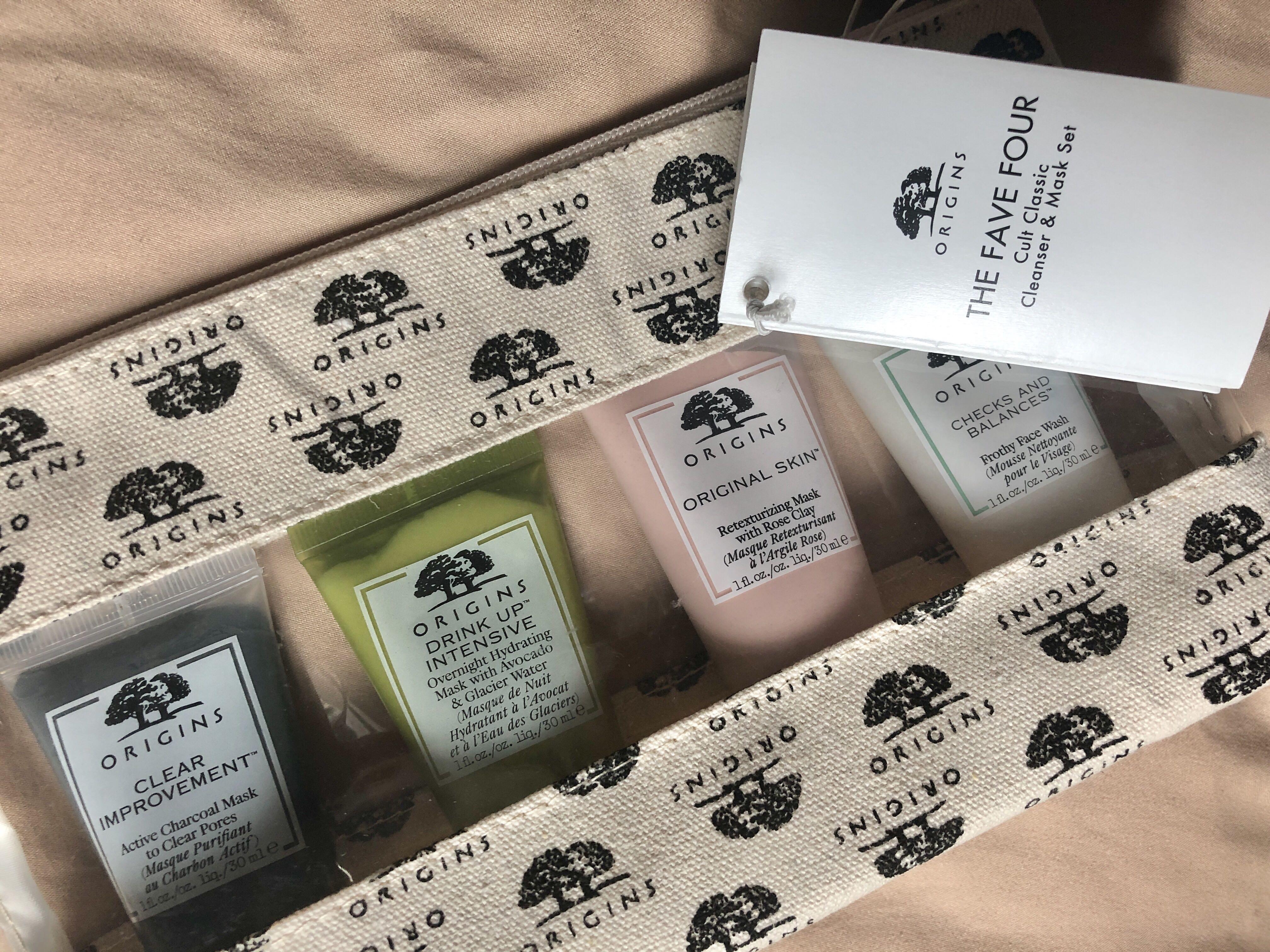 ORIGINS FACE MASK AND CLEANSER SET, Beauty & Personal Care, Face, Face ...