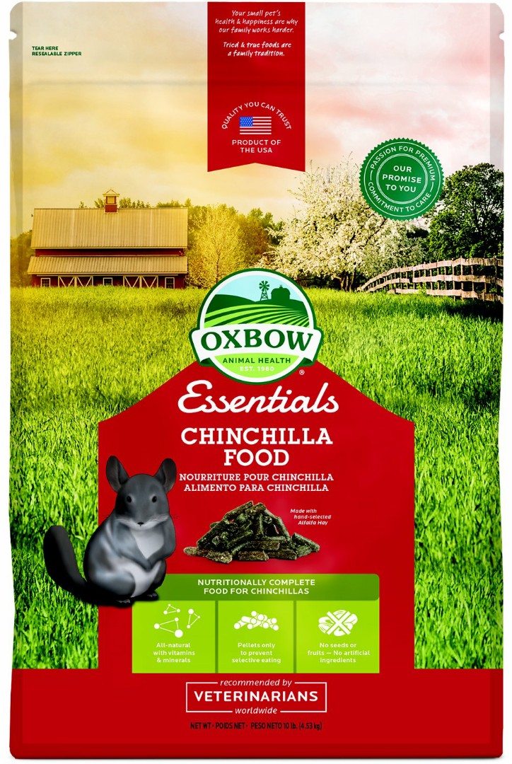 Oxbow chinchilla pellets, Pet Supplies, Pet Food on Carousell