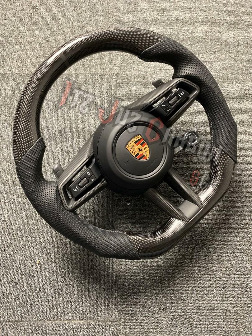 Porsche 992 Carbon fibre steering wheel, Car Accessories, Accessories ...
