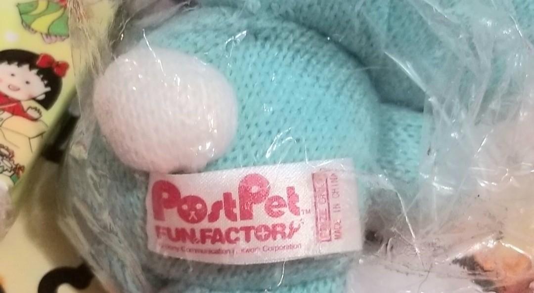 PostPet momo 罕有 藍色 bear 熊 全新正版 日版 Sony 啤啤熊 毛冷 公仔, 興趣及遊戲, 玩具 & 遊戲類 - Carousell