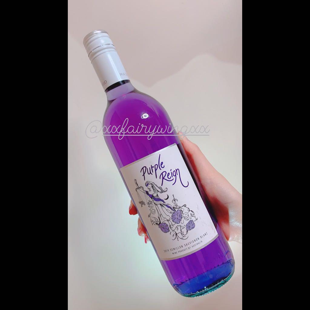 「預購」日本で大人気は世界初めてのPurple Reign Wine, 嘢食 & 嘢飲, 酒精飲料 - Carousell