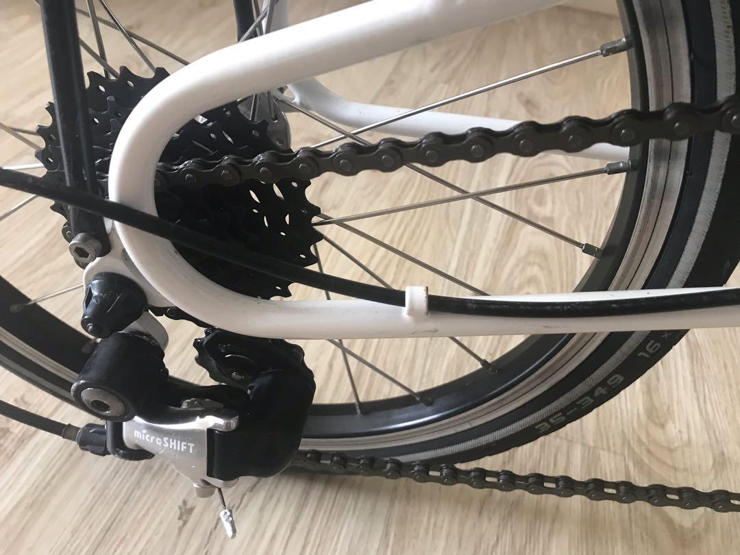 Rare Bike Friday Tikit (foldable white), Sports Equipment, Bicycles ...