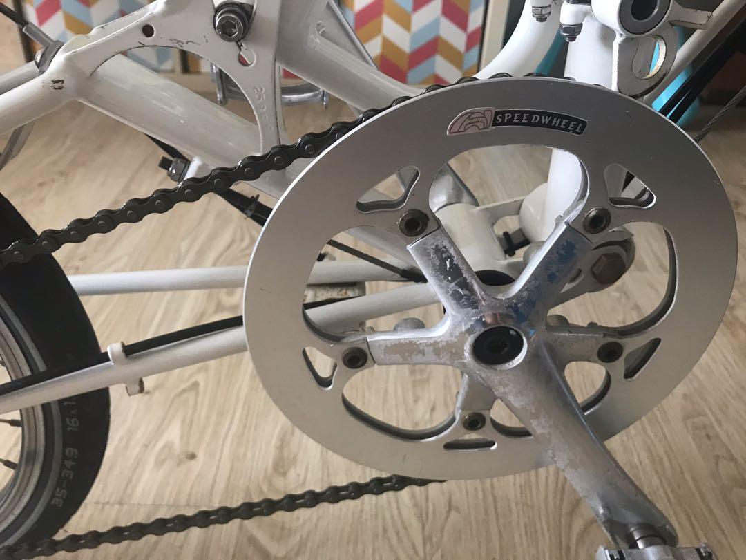 Rare Bike Friday Tikit (foldable white), Sports Equipment, Bicycles ...