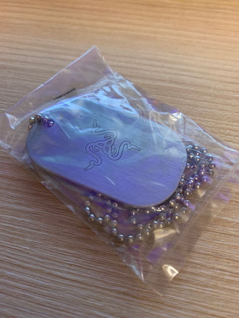 Razer dog tags, Video Gaming, Video Game Consoles, Others on Carousell