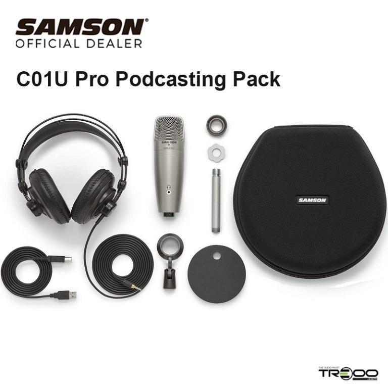 [Official] SAMSON C01U Pro Podcasting Pack USB Cardioid Condenser USB ...