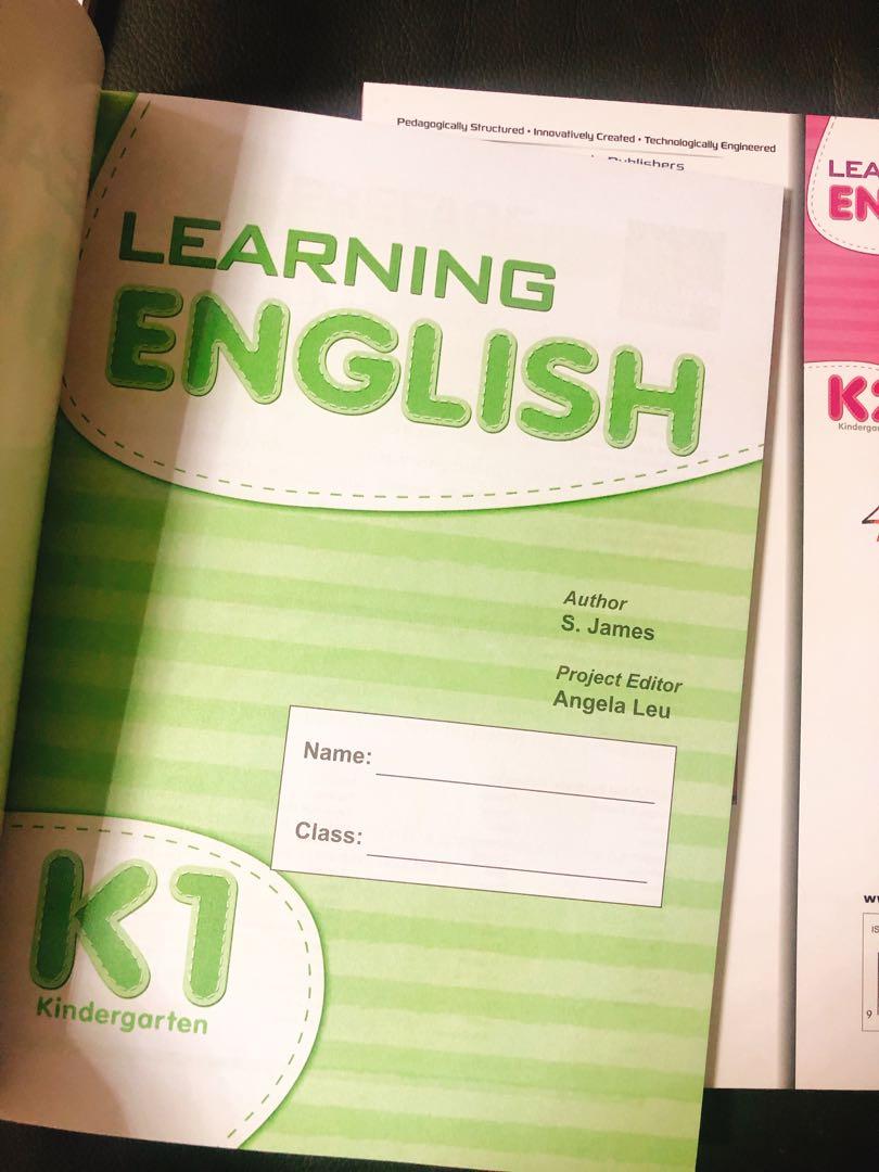 新加坡SAP Learning English N K1 K2 幼稚園必備練習冊啟蒙教育, 興趣及遊戲, 書本 & 文具, 小朋友書 ...