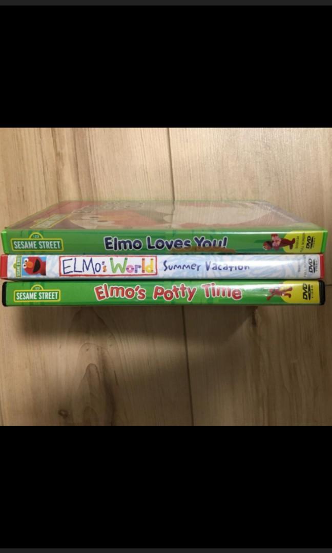 Sesame Street DVD x3 and VCD x1, 其他, 其他 - Carousell