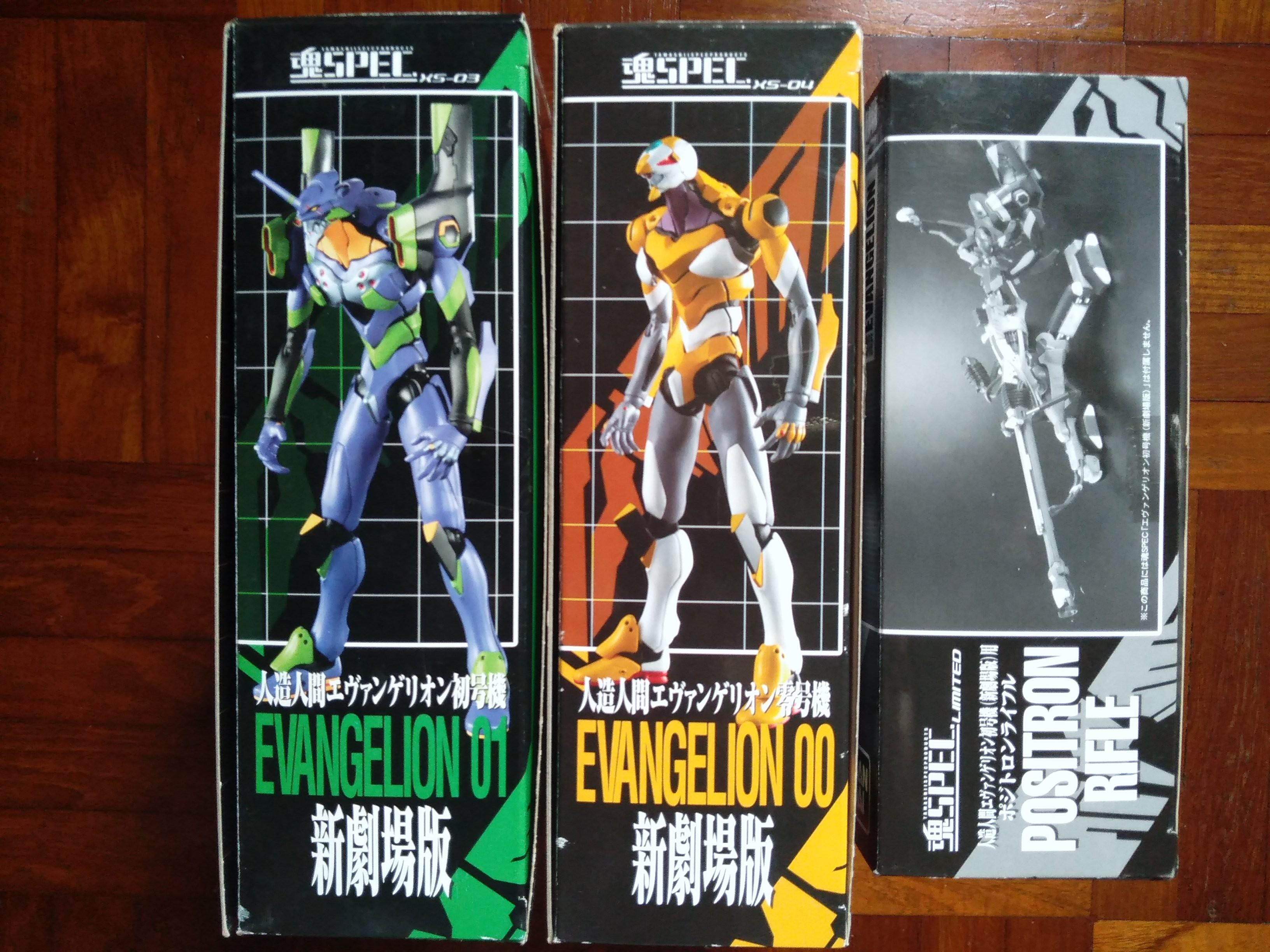 Soul of Chogokin Tamashii Spec Evangelion - XS-03 EVA-01, XS-04 EVA-00 ...