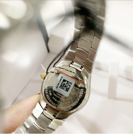 Tissot T-Round Mother of Pearl Dial Two-tone Ladies Watch ...