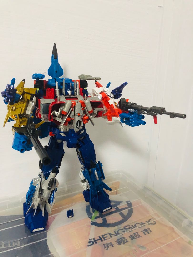 Transformers Combined War Optimus Prime Aerialbots Custom!!!, Toys ...