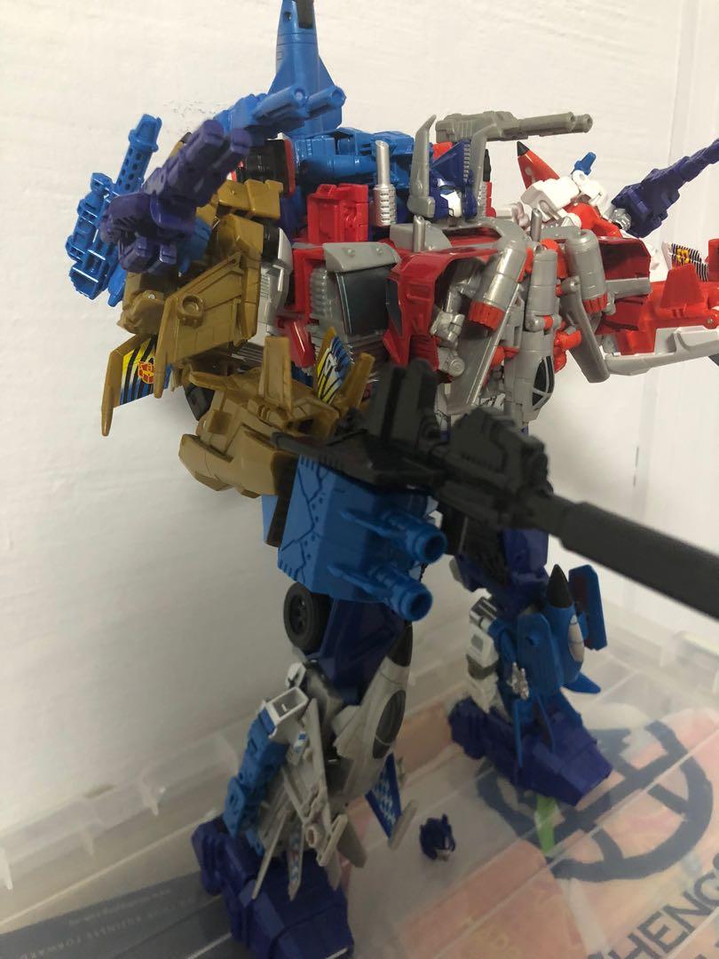 Transformers Combined War Optimus Prime Aerialbots Custom!!!, Toys ...