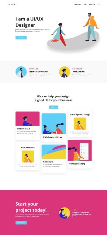 Uiux Design Htmlcss Business Services It And Programming On Carousell