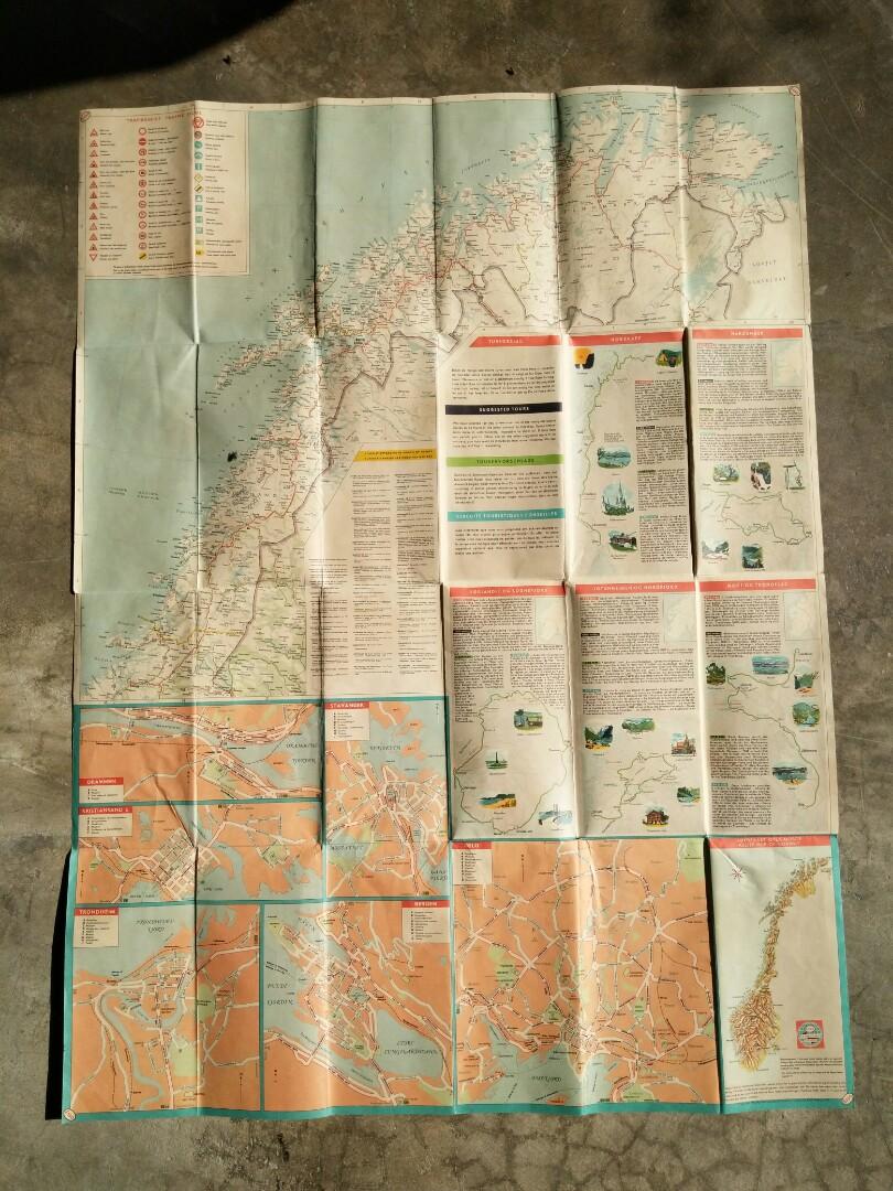 VINTAGE MAPS AAM ESSO PETA LAMA, Hobbies & Toys, Collectibles ...
