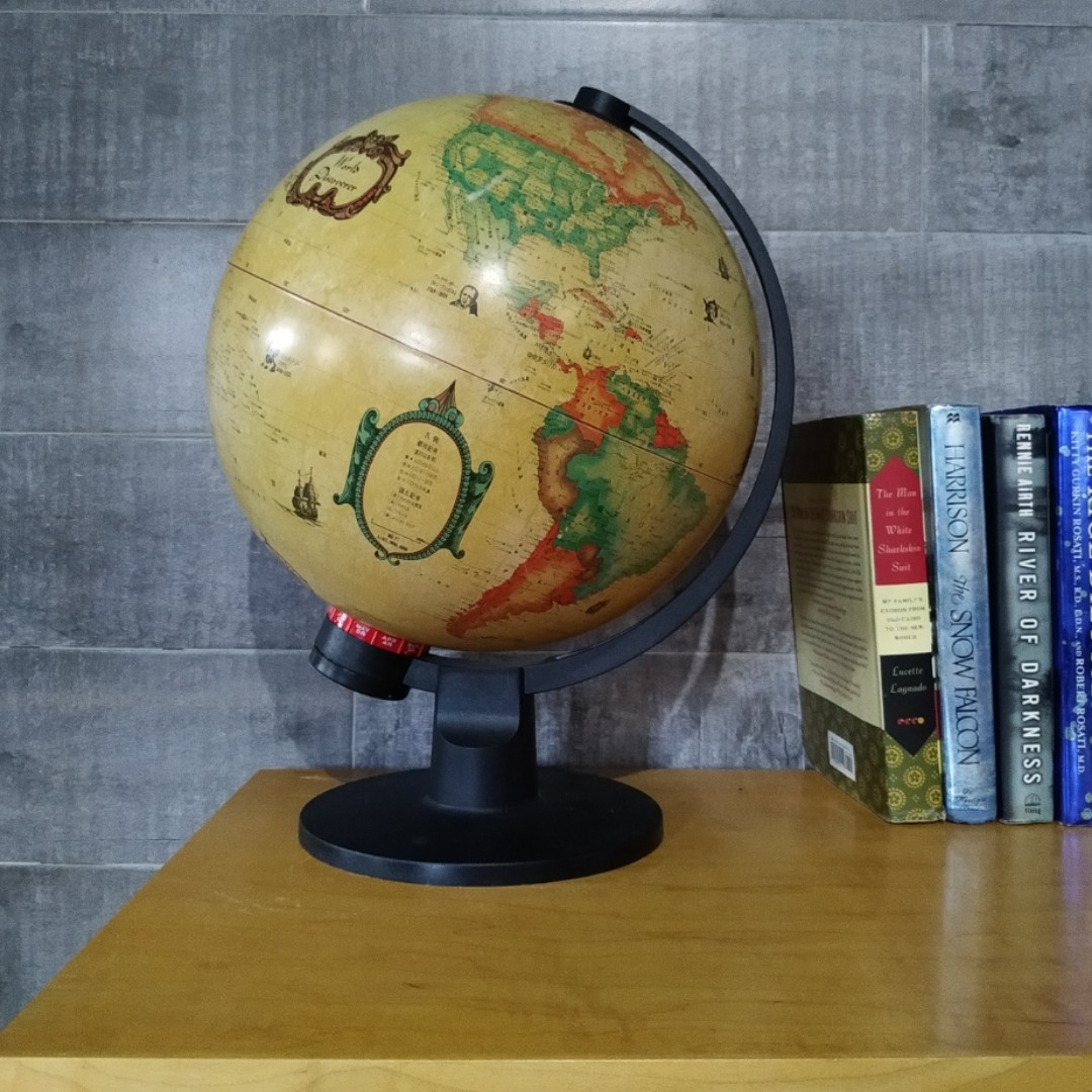 Vintage World Map Lamp, Hobbies & Toys, Memorabilia & Collectibles ...