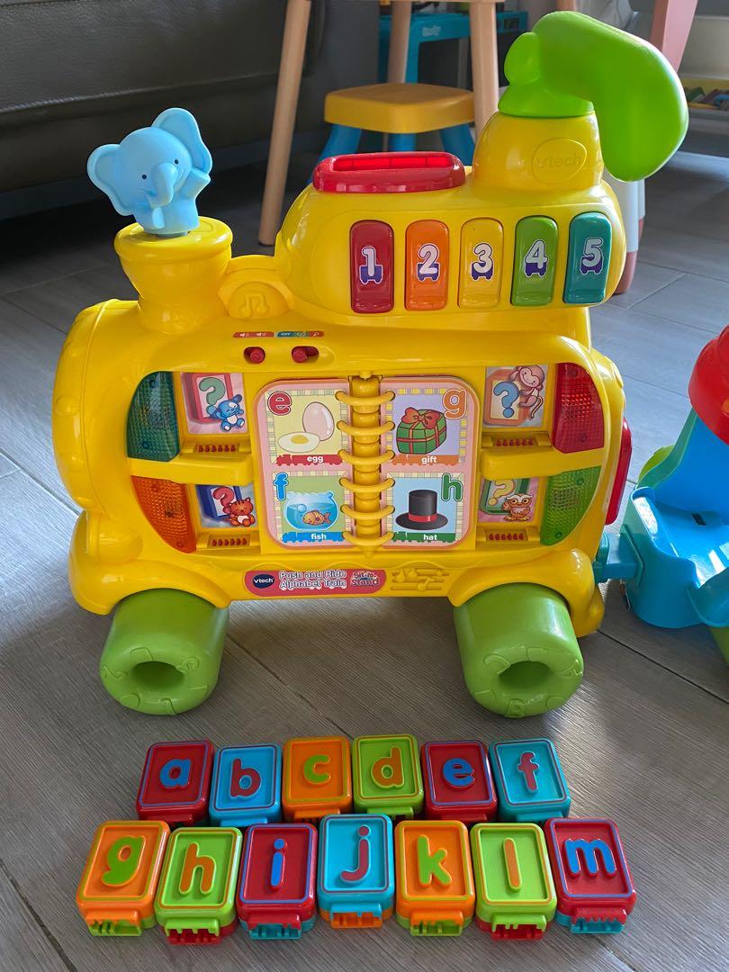 Vtech 火車 alphabet train, 兒童＆孕婦用品, 嬰兒玩具 - Carousell