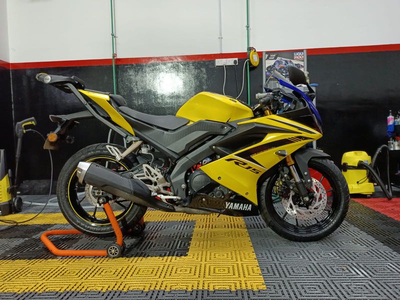Yamaha R15 - Bike Wash / Motorcycle Detailing, Motorcycles, Motorcycle ...