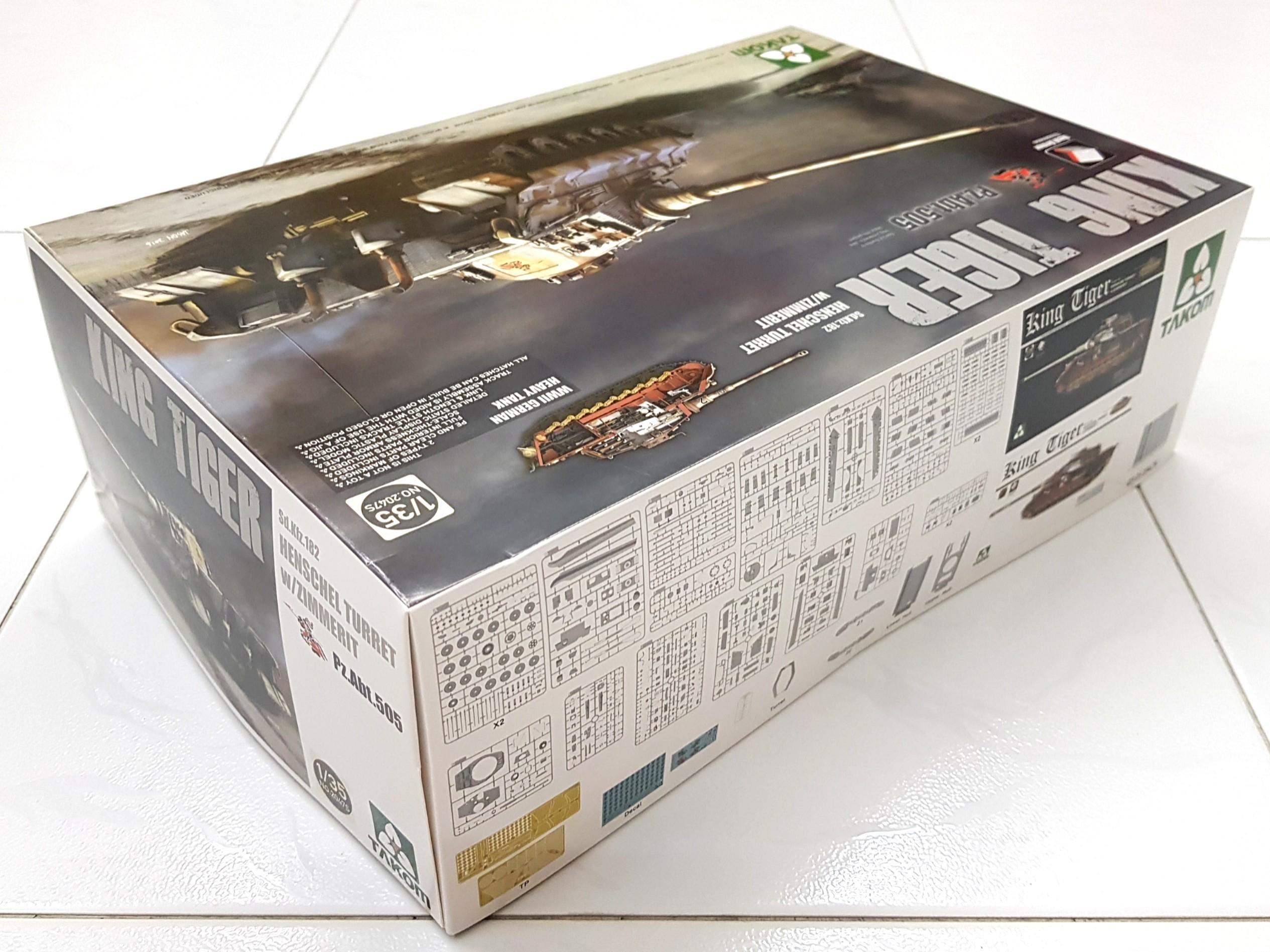 1/35 #2047S Takom German King Tiger Sd Kfz 182 Henschel Turret /w ...