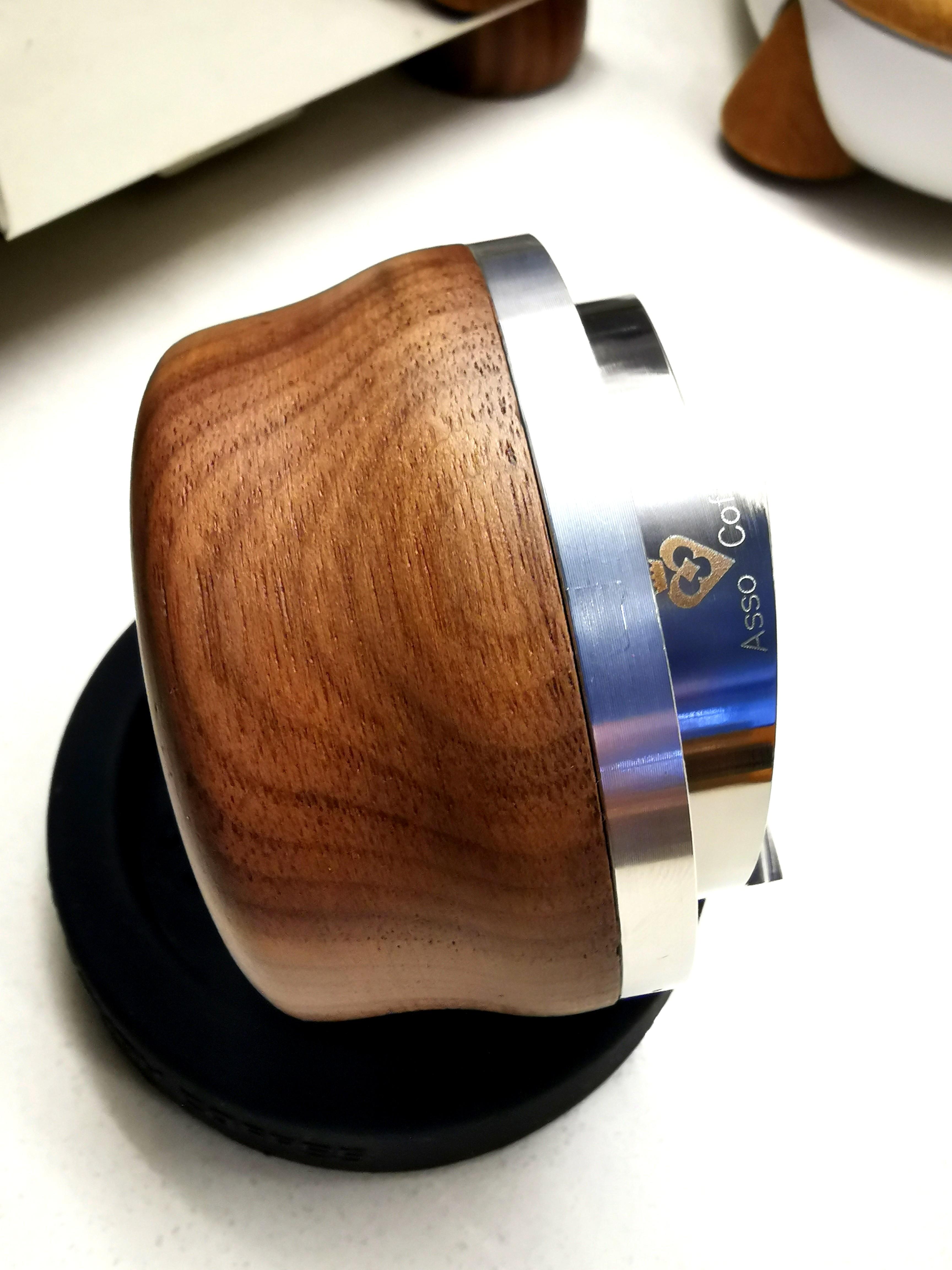 Asso Jack Coffee Leveler in Italian Walnut 58.5mm Distributor and ...