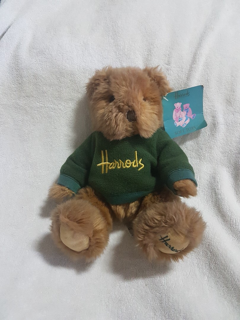 Authentic Vintage 1998 Harrods Knights Bridge Classic Teddy Bear in RB ...