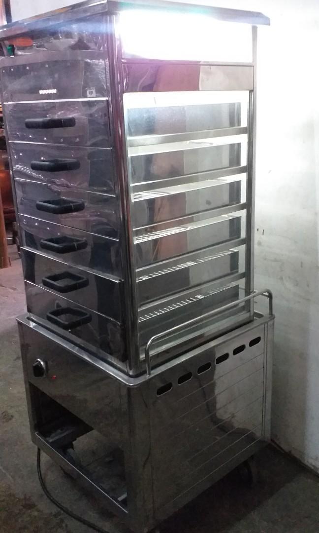 Berjaya Commercial Electric Food Warmer Steamer Siopao Siomai Hotdog ...