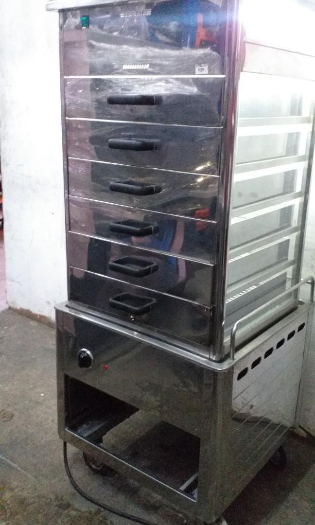 Berjaya Commercial Electric Food Warmer Steamer Siopao Siomai Hotdog ...