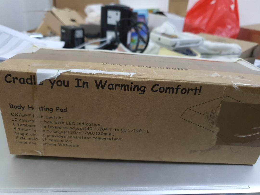 Body Heating Pad - Cradle you in warming comfort, Health & Nutrition ...