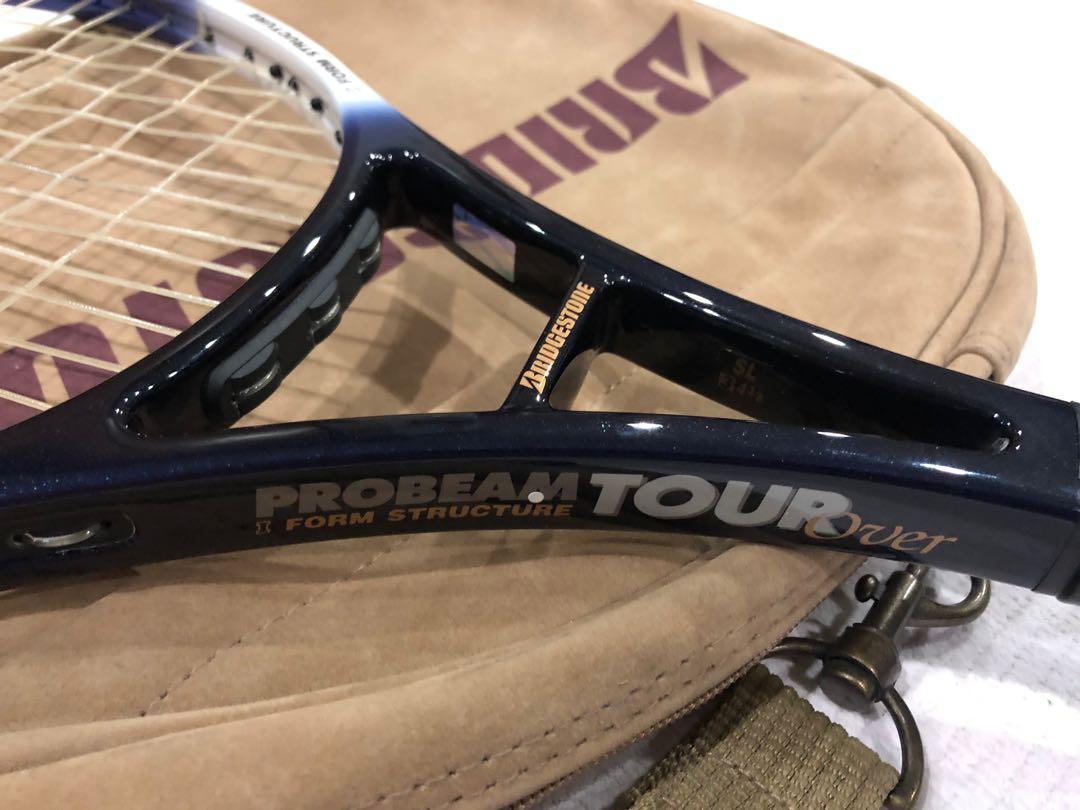 Bridgestone Pro Beam Tour OS Tennis Racket, Sports Equipment, Sports ...