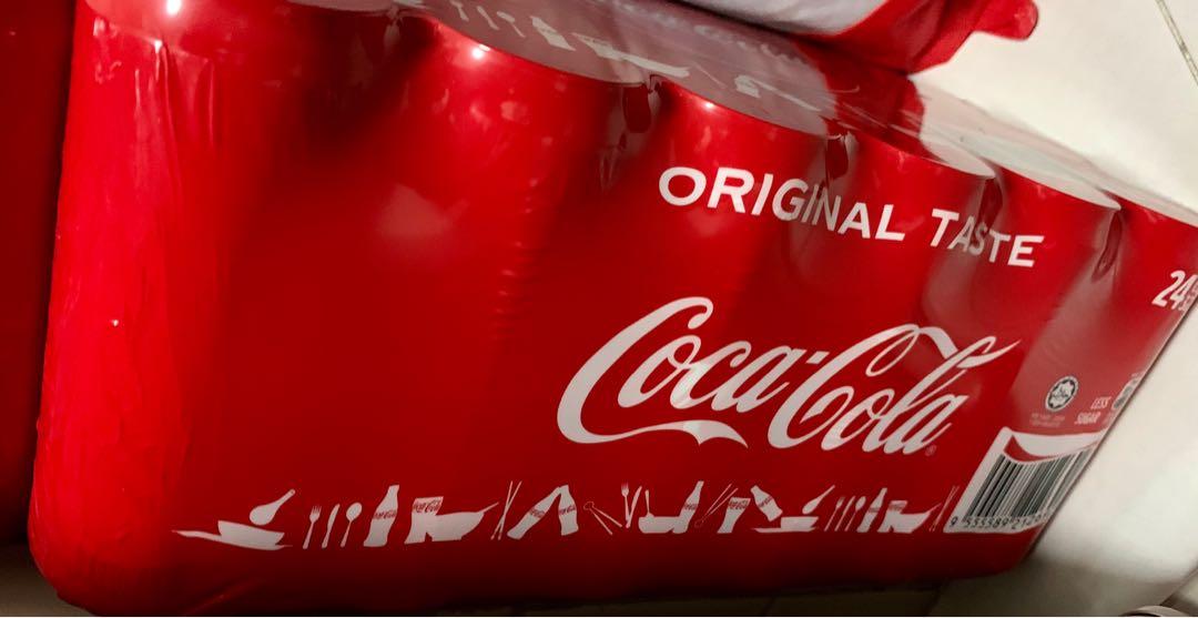 Coca Cola Coke 320ml 】 24 CAN CARTON SALE!, Food & Drinks, Other Food ...