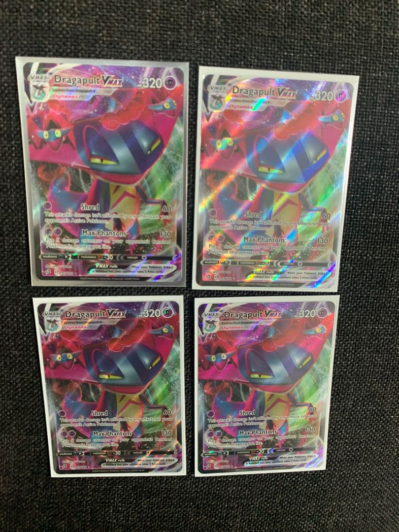 Dragapult V and Dragapult VMax, Hobbies & Toys, Toys & Games on Carousell