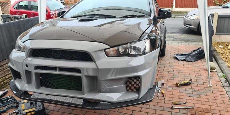 Evo x/ Lancer ex Varis V3 Front Bumper, Car Accessories, Accessories on ...