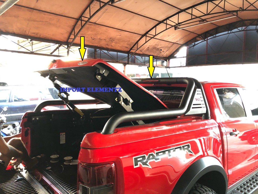 Ford Ranger Raptor TOPUP EURO COVER bed cover 180 Degrees Full Open ...