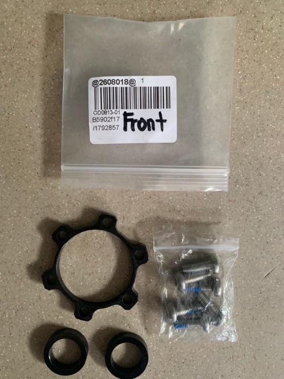 Front Boost Hub Adapter Kit - from 100 x 15 mm to 110 x 15 mm, Sports ...