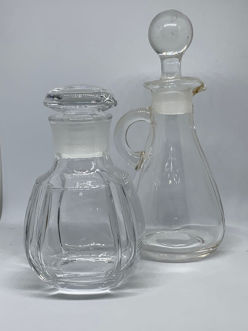 G03 - stoppered glass condiment containers, Furniture & Home Living ...