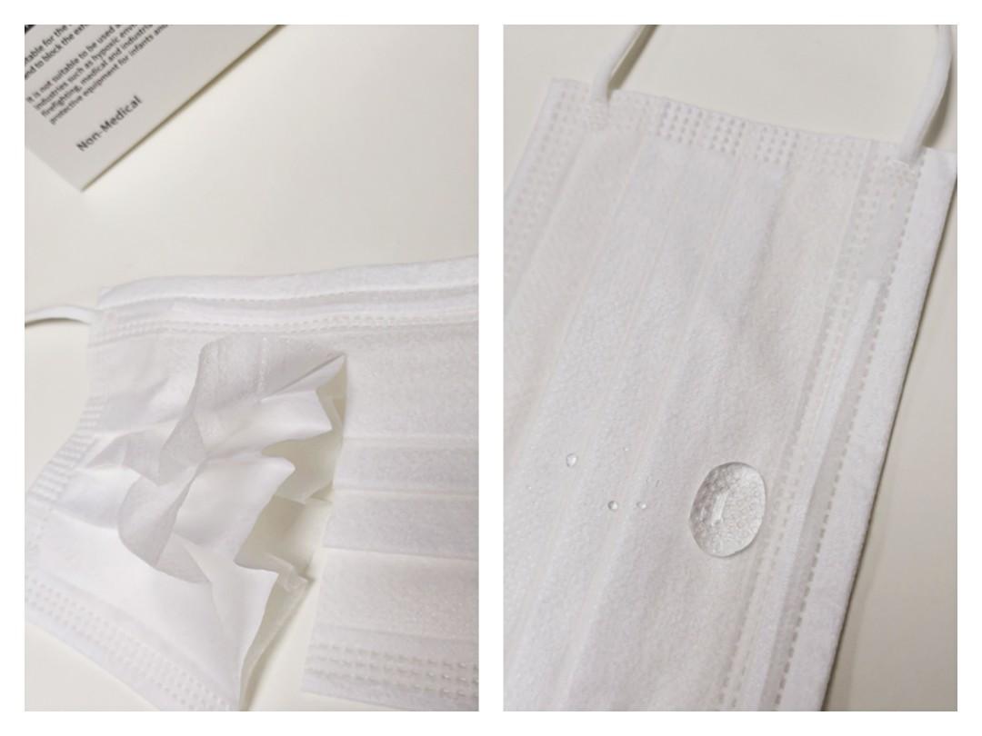 一盒50個Govek 白色防護型三層成人口罩 Adult White 3-Layer Disposable Protective Masks ...