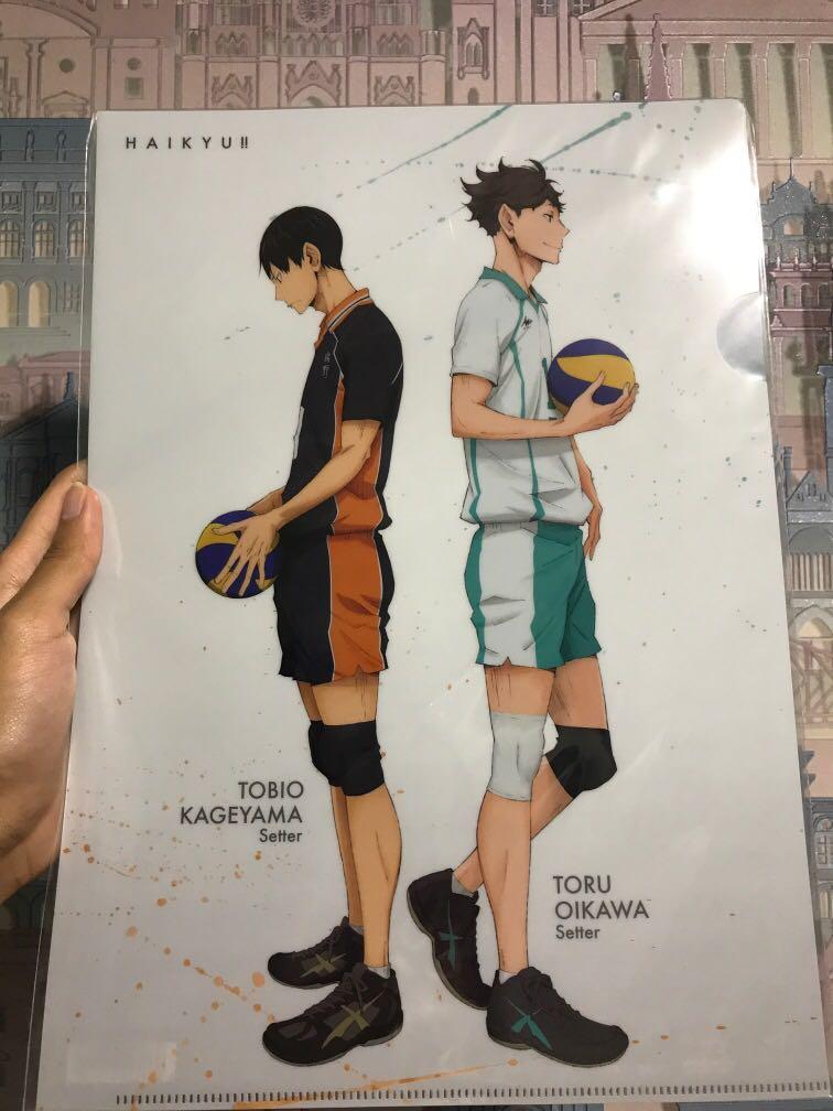 [wts]haikyuu! a4 size folder, Hobbies & Toys, Stationery & Craft ...