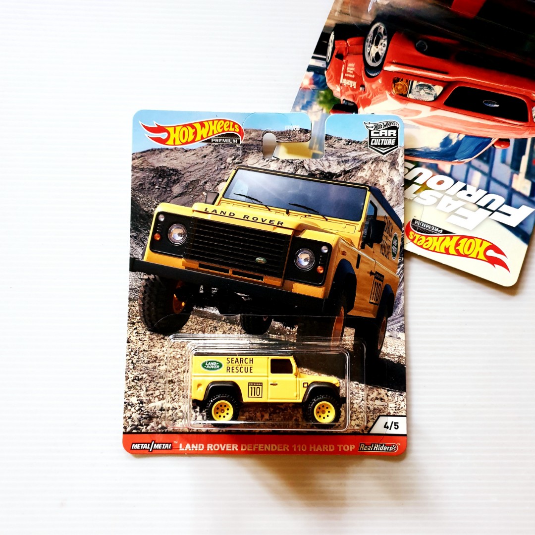 Hot Wheels Premium Wild Terrain Land Rover Defender 110 Hard Top ...