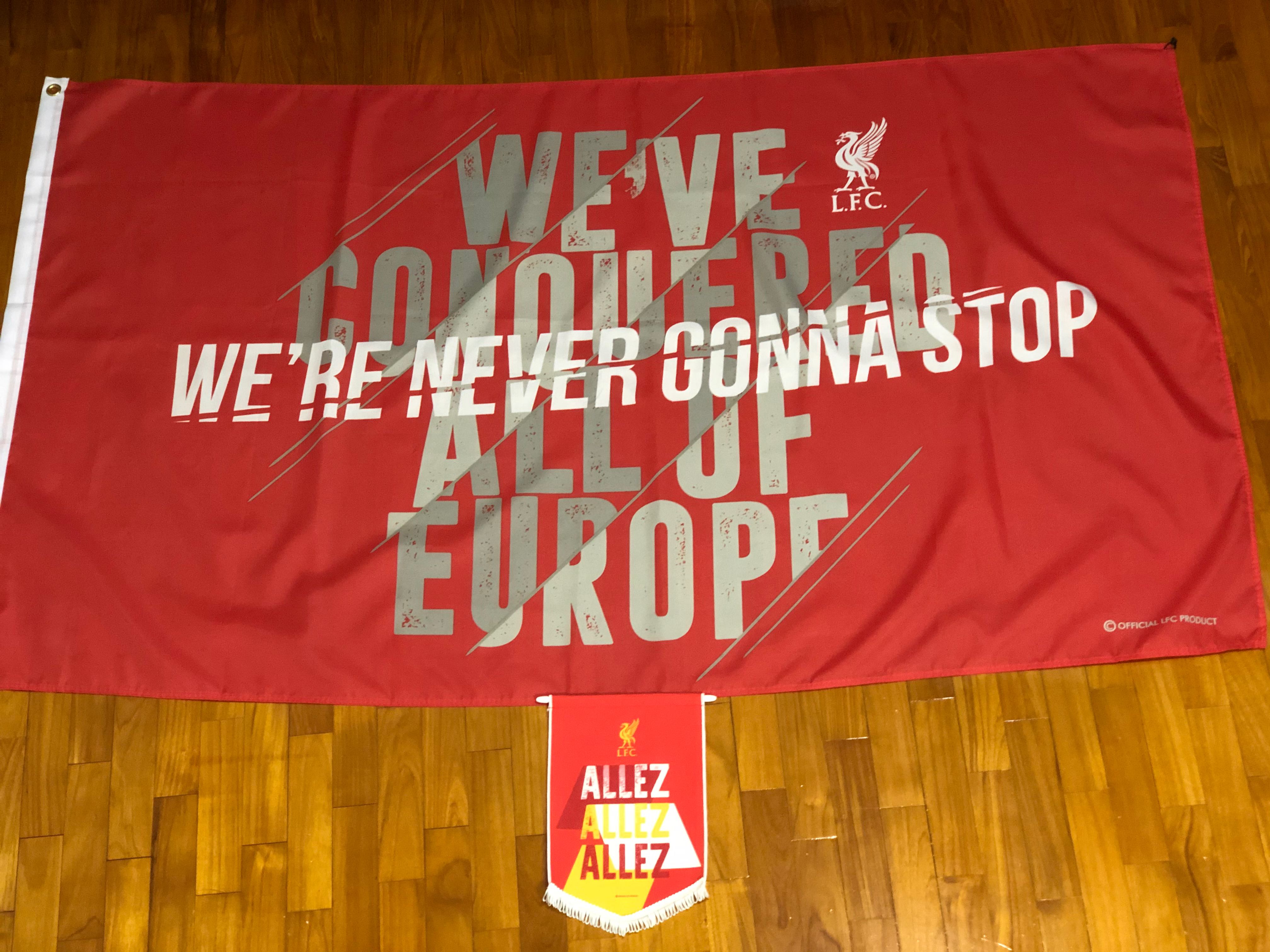 Liverpool Flag & Banner, Sports Equipment, Other Sports Equipment and ...