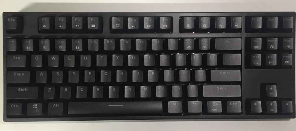 MAIBENBEN Mechanical Keyboard - 87 Keys - Red Axis - DMK02 (BLACK ...