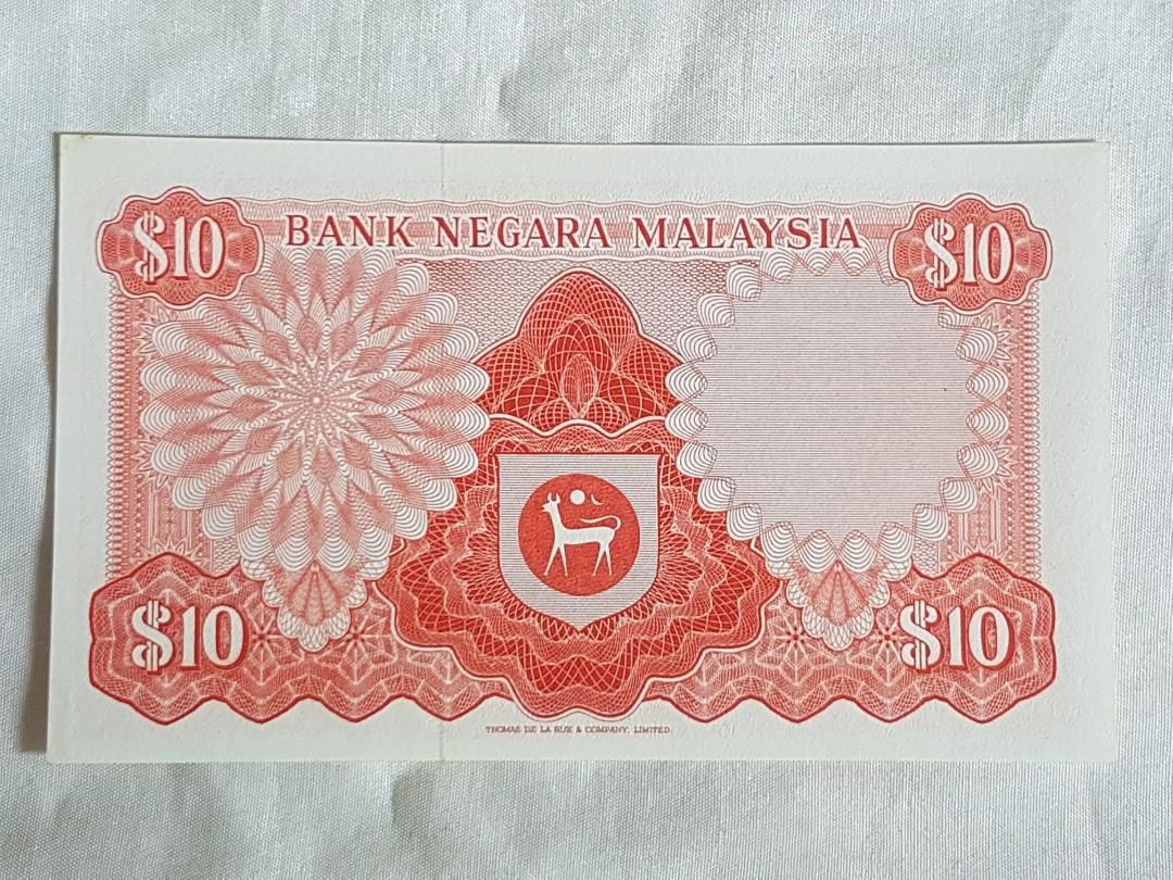 Malaysia 4th Series 1981-1983 $10 Banknote, Hobbies & Toys, Memorabilia ...