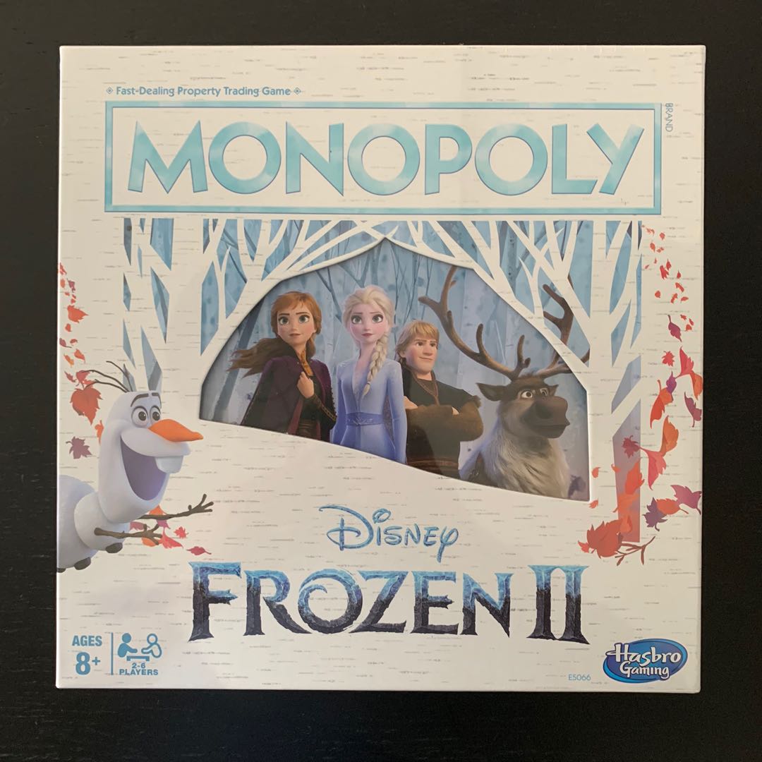 Monopoly Disney Frozen 2, Hobbies & Toys, Toys & Games on Carousell